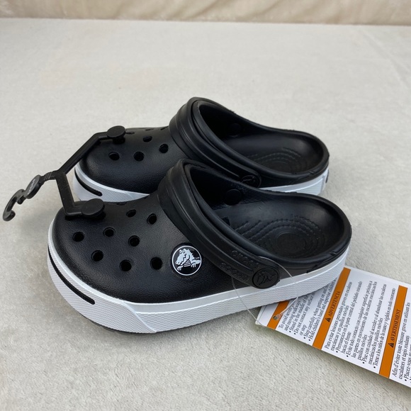 CROCS | Shoes | Toddler Crocs Crocband Blackwhite Size 89 | Poshmark